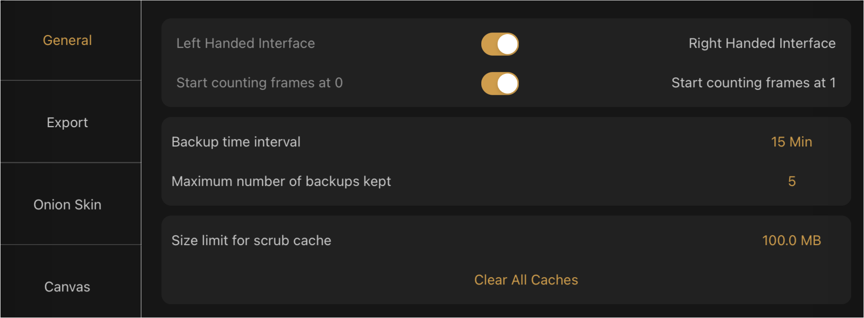 Save & Backup – Callipeg