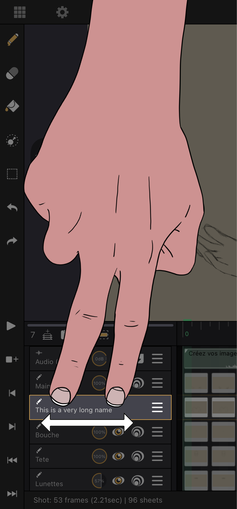 Gestures On The Layers – Callipeg